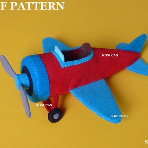 PDF Pattern to Make a Felt Airplane. - Etsy
