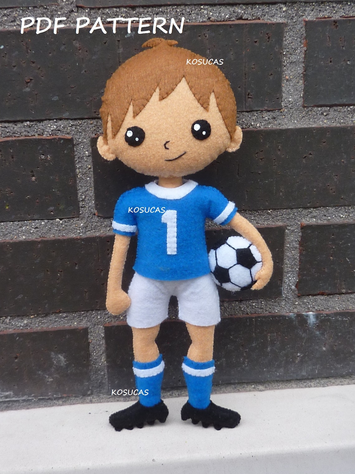 PDF Pattern to Make a Felt Football Player. - Etsy