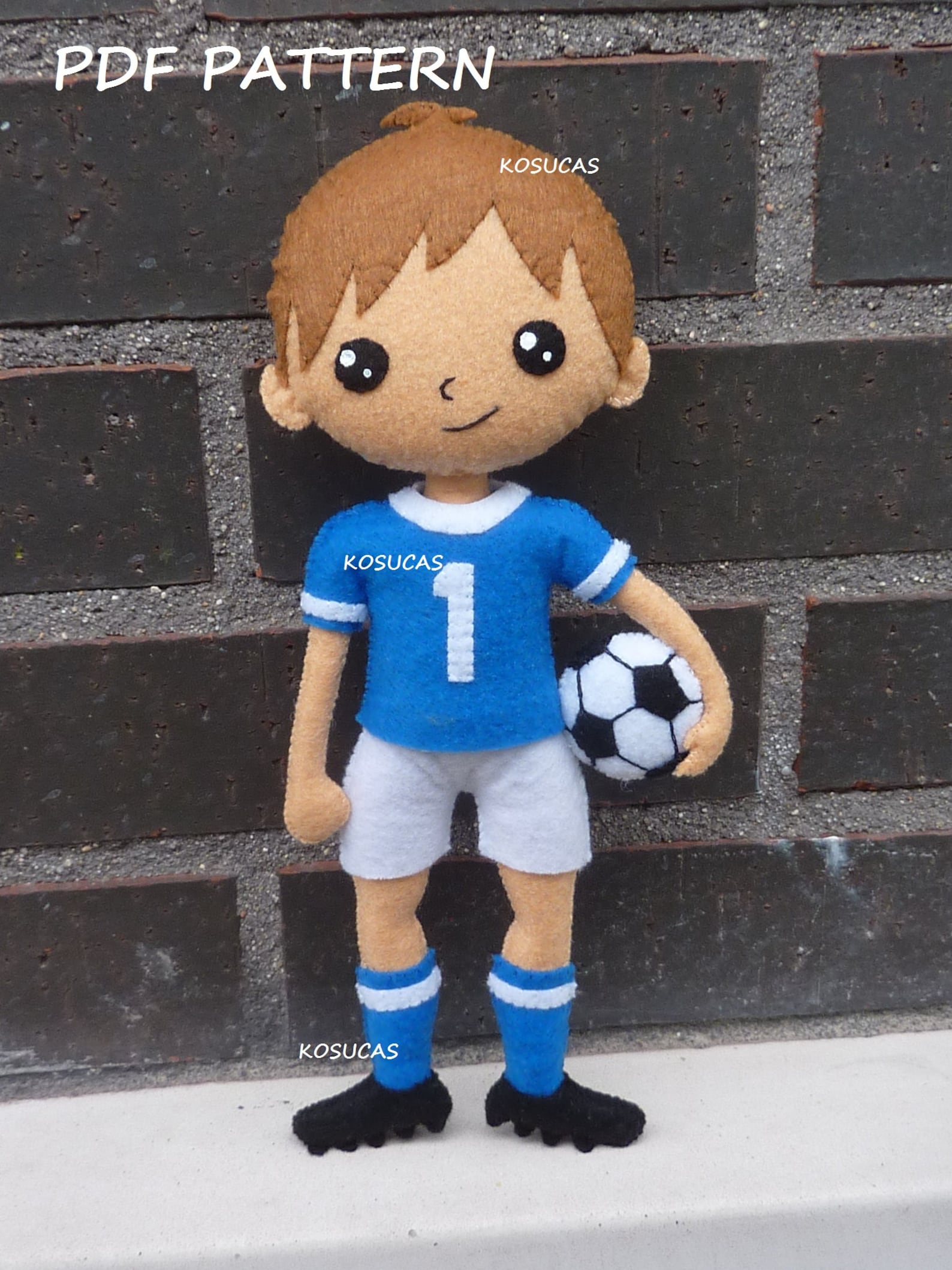 PDF Pattern to Make a Felt Football Player. - Etsy