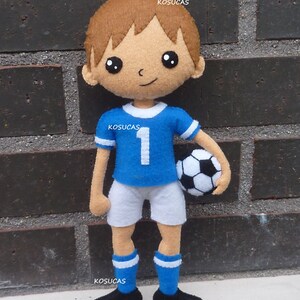 PDF Pattern to Make a Felt Football Player. - Etsy