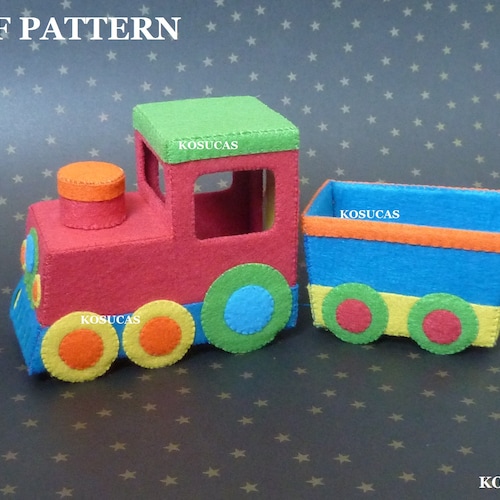 PDF Pattern to Make a Felt Train. - Etsy