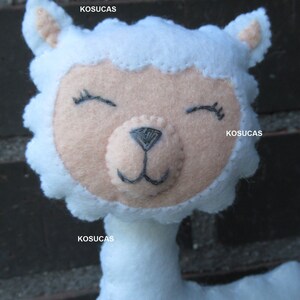 PDF Sewing Pattern to Make a Felt Alpaca. - Etsy