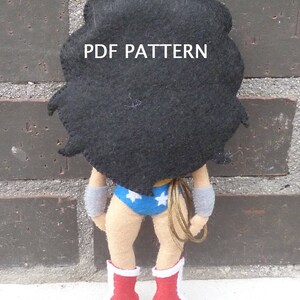 PDF Sewing Pattern to Make a Wonderwoman Doll. - Etsy