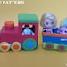 PDF pattern to make a felt train. - Etsy España