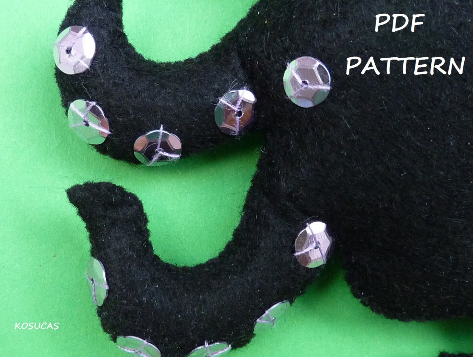 PDF Sewing Pattern to Make a Felt Doll Inspired in Ursula (the Little ...