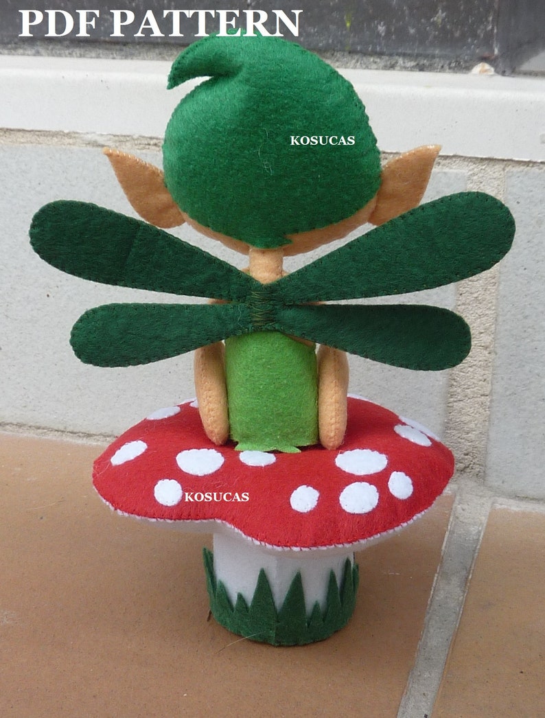 PDF Pattern to Make a Felt Forest Elf. - Etsy