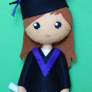 PDF Pattern to Make a Felt Graduate. - Etsy