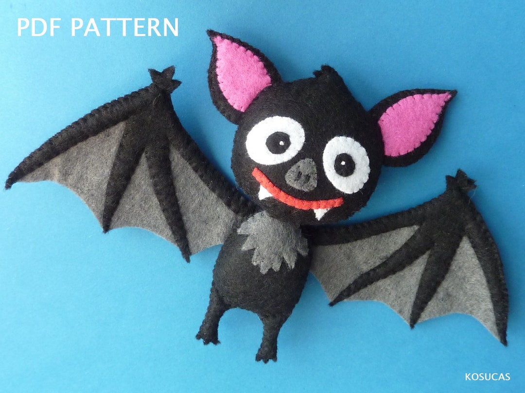 PDF Pattern to Make a Felt Bat. - Etsy