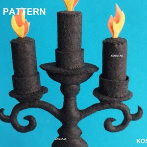 PDF Pattern to Make a Felt Candelabra. - Etsy