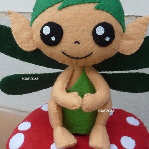 PDF Pattern to Make a Felt Forest Elf. - Etsy