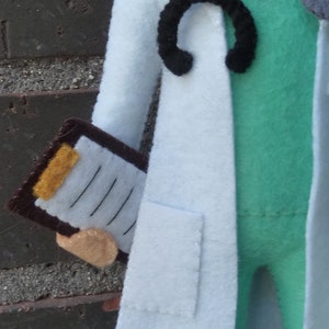 PDF Pattern to Make a Felt Doctor. - Etsy