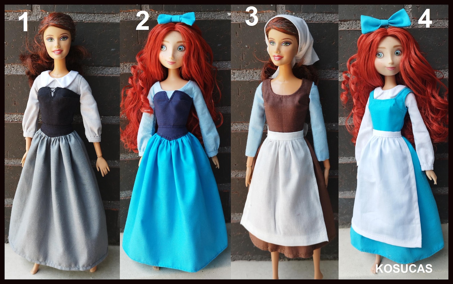 Costumes for Fashion Dolls, Regular Body, Basic Princess Body or Poppy ...