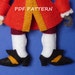 PDF Sewing Pattern to Make a Felt Captain Hook - Etsy