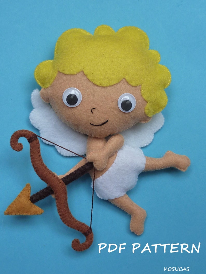 PDF Pattern to Make a Felt Cupid. - Etsy Canada