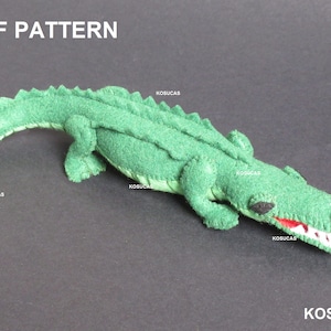 PDF Pattern to Make a Felt Cocodrile. - Etsy