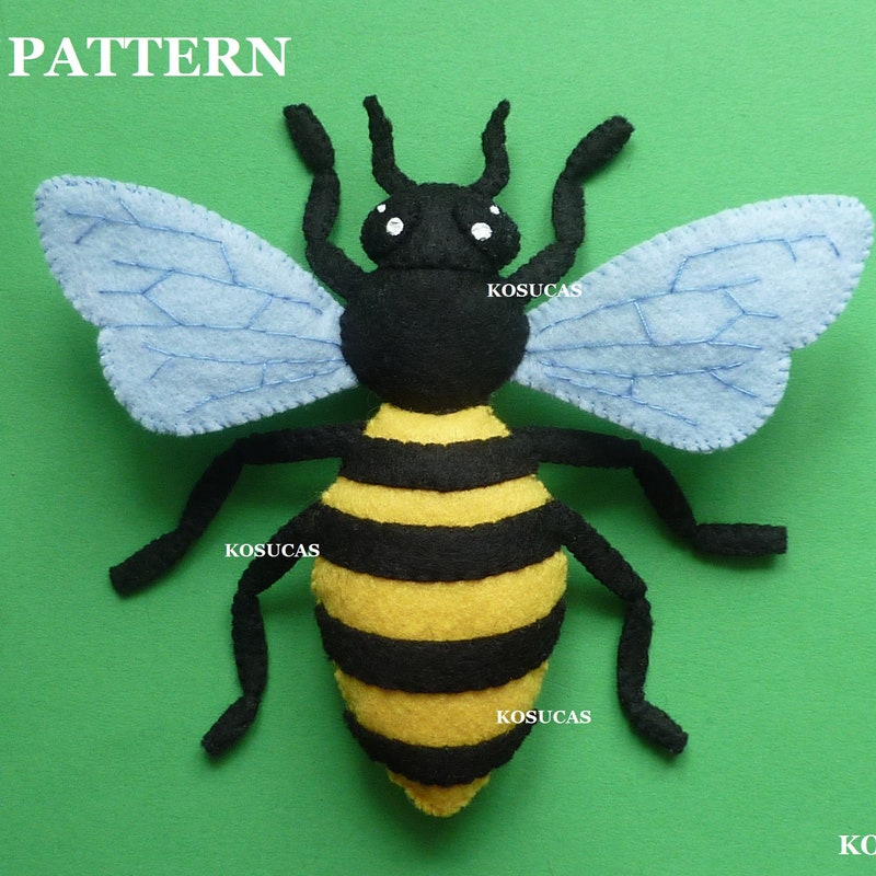Needle Felted Bee - Etsy
