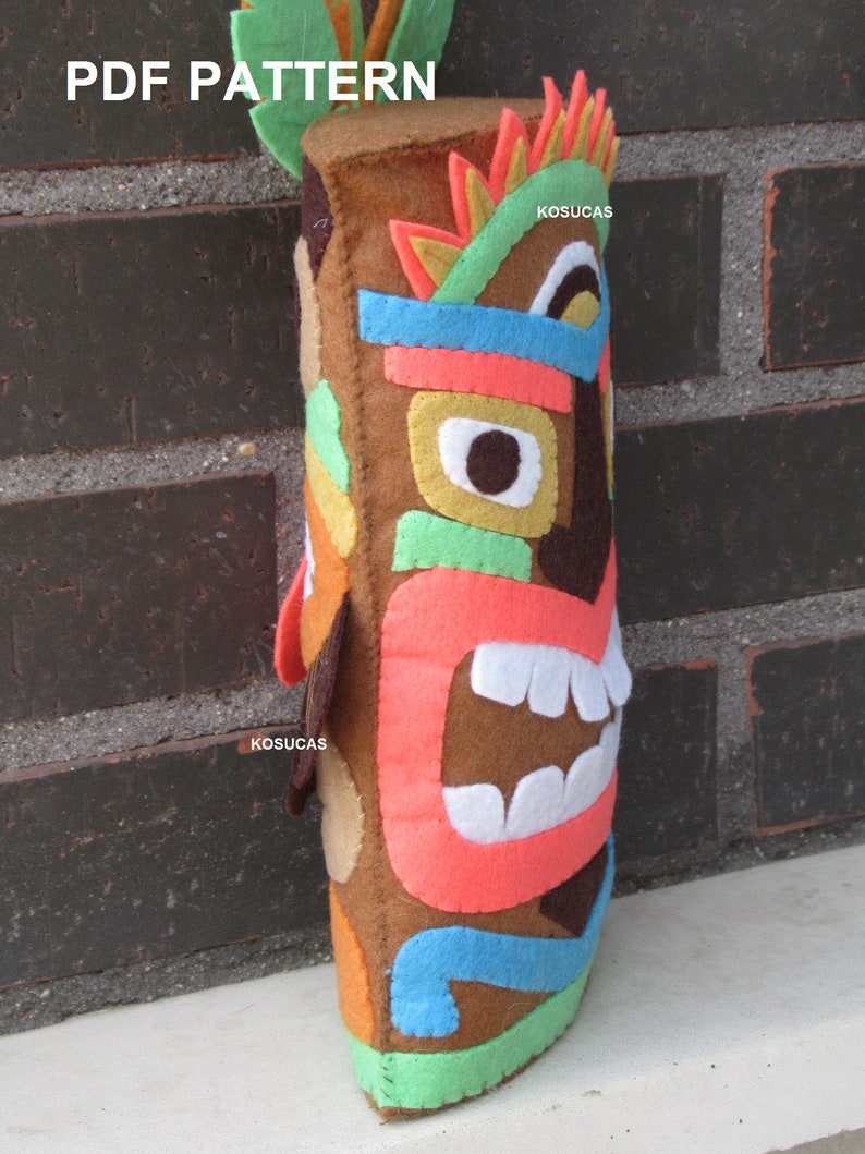 PDF Pattern to Make a Felt Totem. - Etsy