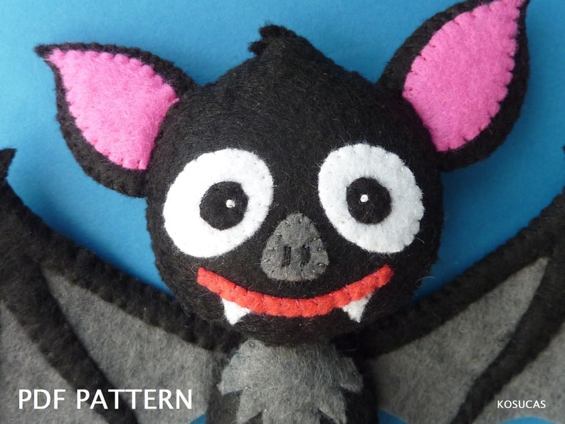 PDF Pattern to Make a Felt Bat. - Etsy