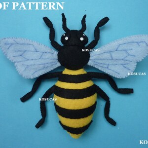 PDF Pattern to Make a Felt Bee. - Etsy