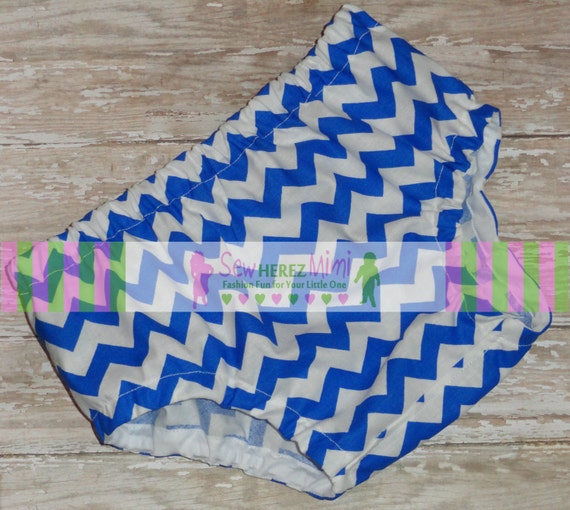 Royal Blue Chevron Diaper Cover in Sizes Newborn 0-3 Mos 3-6 | Etsy
