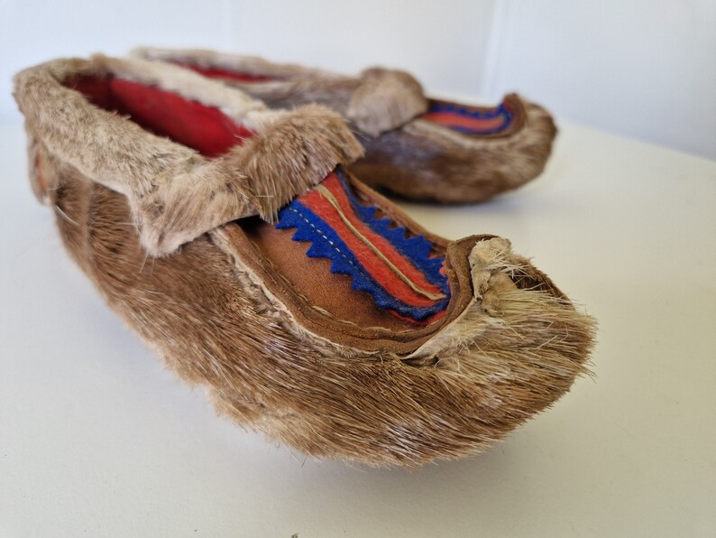 Authentic Saami Boots sami Reindeer Fur Boots Real Fur Boots ...