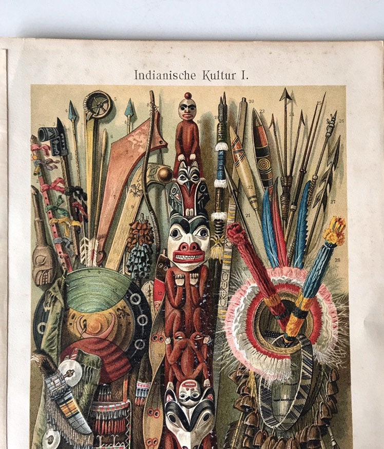 Indian Cultural Objects, Native Americans, Culture, People, 1890 ...