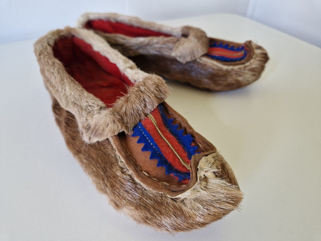 Authentic Saami Boots sami Reindeer Fur Boots Real Fur Boots ...