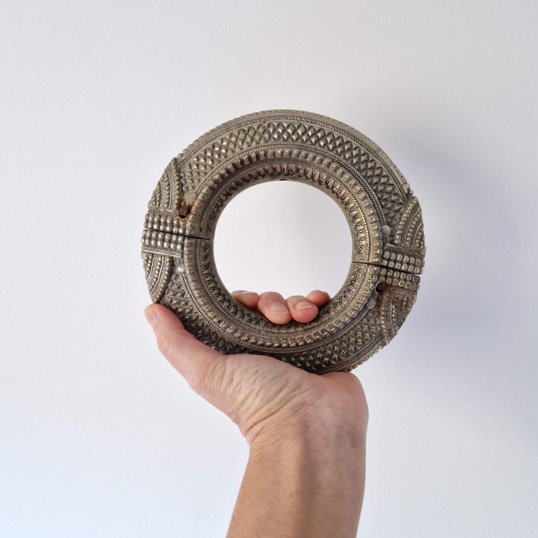 Antique African Arabian Omani Slave Anklet Very Ornate Tribal Ankle ...