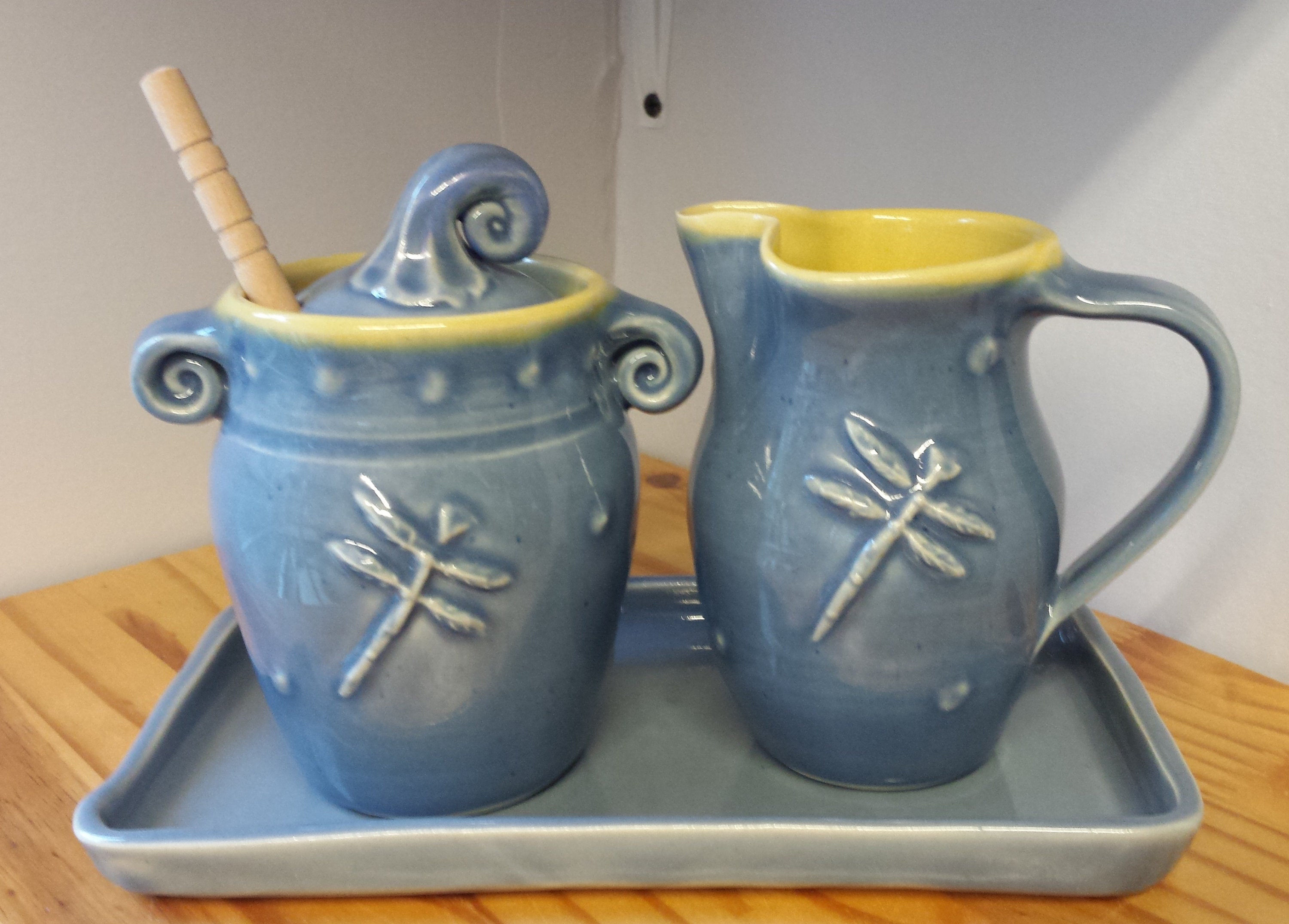 Sugar and Creamer Set Made to Order in Any of My 4 Colors - Etsy