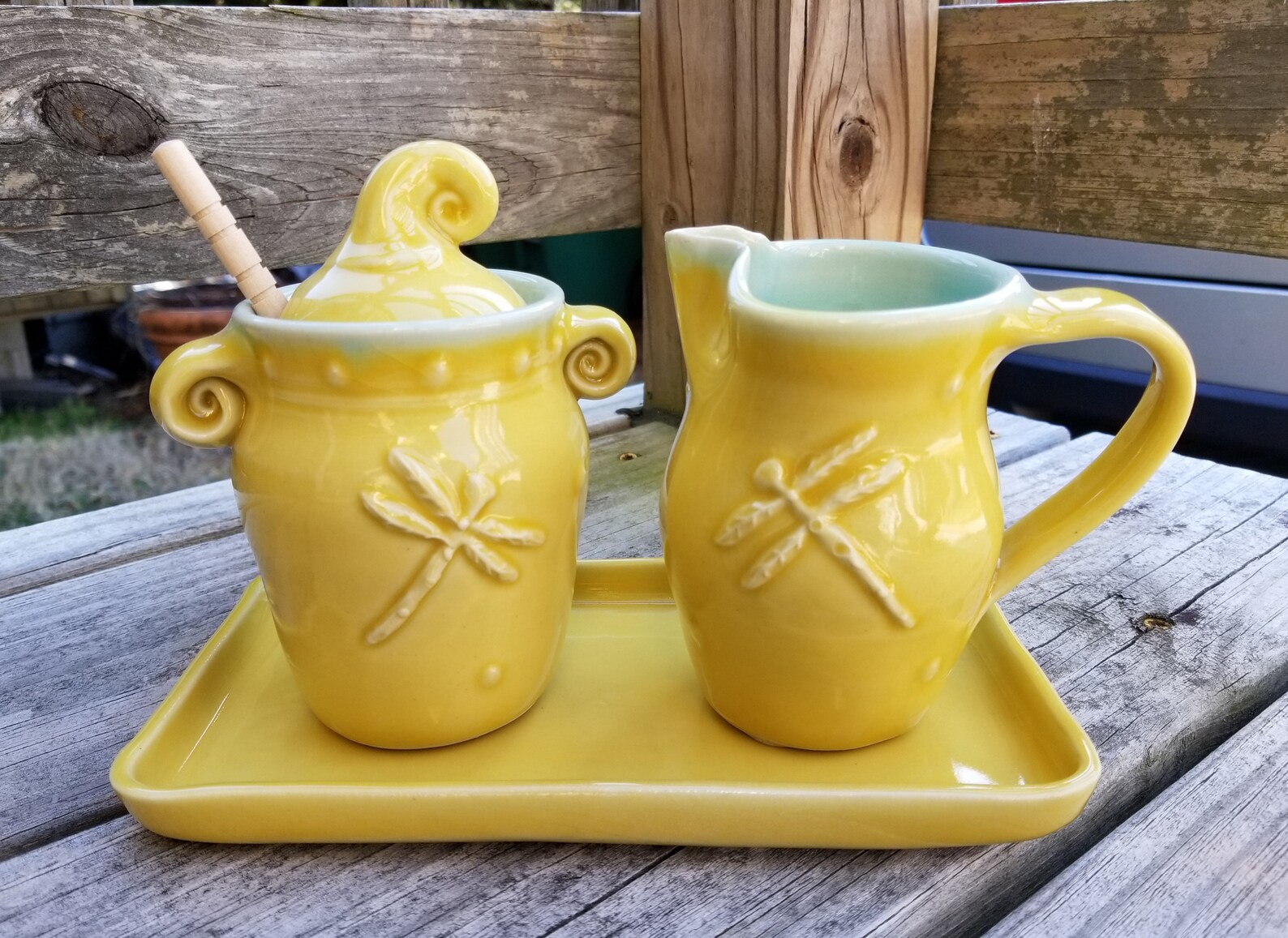 Sugar and Creamer Set Made to Order in Any of My 4 Colors - Etsy