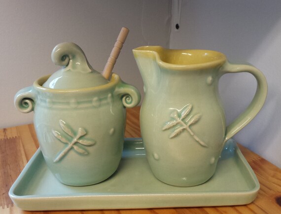 Sugar and Creamer Set Made to Order in Any of My 4 Colors | Etsy
