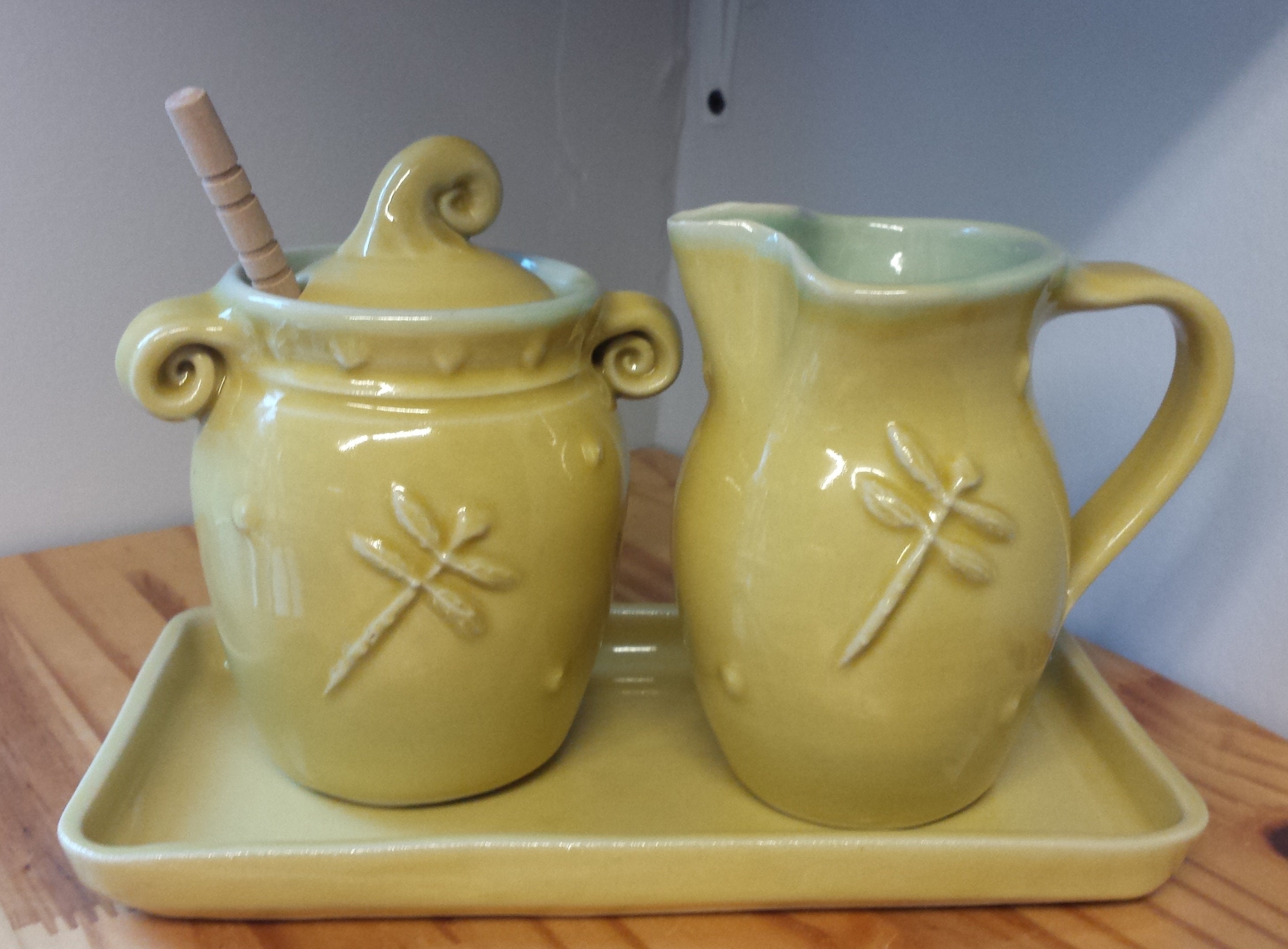 Sugar and Creamer Set Made to Order in Any of My 4 Colors - Etsy