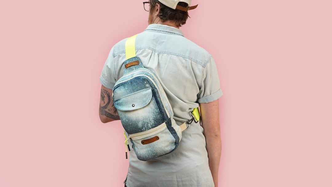 Sling Bag Sewing Pattern – DIY Messenger Bag With Pockets (printable ...