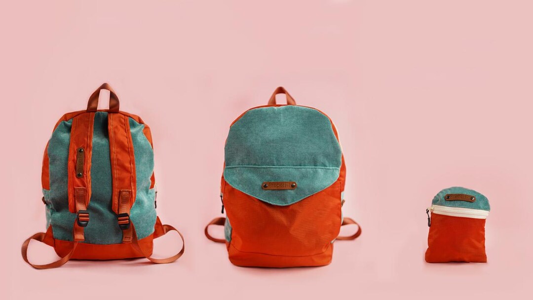 Backpack Sewing Pattern PDF – Foldable to Pocket Size for Travel, Gym ...