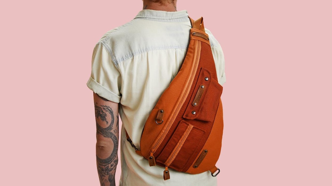 Teardrop Sling Bag Pattern for Daily Essentials Crossbody Shoulder Bag ...