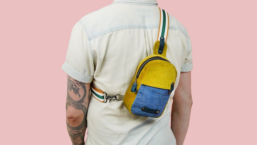 Mini Sling Bag Sewing Pattern: Zipper Pockets (PDF Pattern) - Etsy