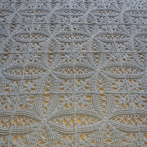 Crochet Pattern: Double Wedding Ring Blanket (PDF Download + Photo and ...