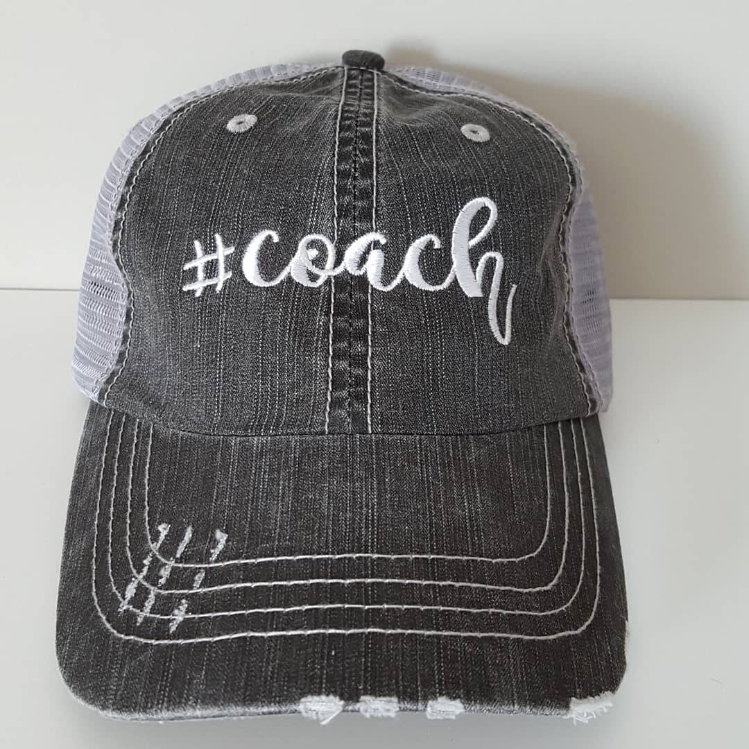 Coach Embroidered Hat With Choice of Thread Colors - Etsy