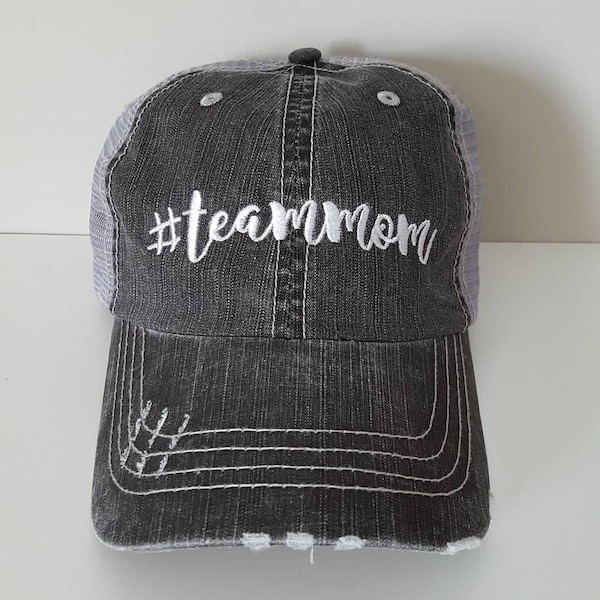 Embroidered Mom Hat - Etsy