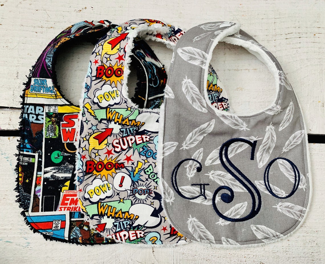 ITH in the Hoop Baby Bib Digital Embroidery Design - Etsy