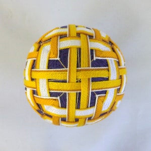 Japanese Temari Ball Handmade Rice Hulls With Bell, Handmade by Me ...