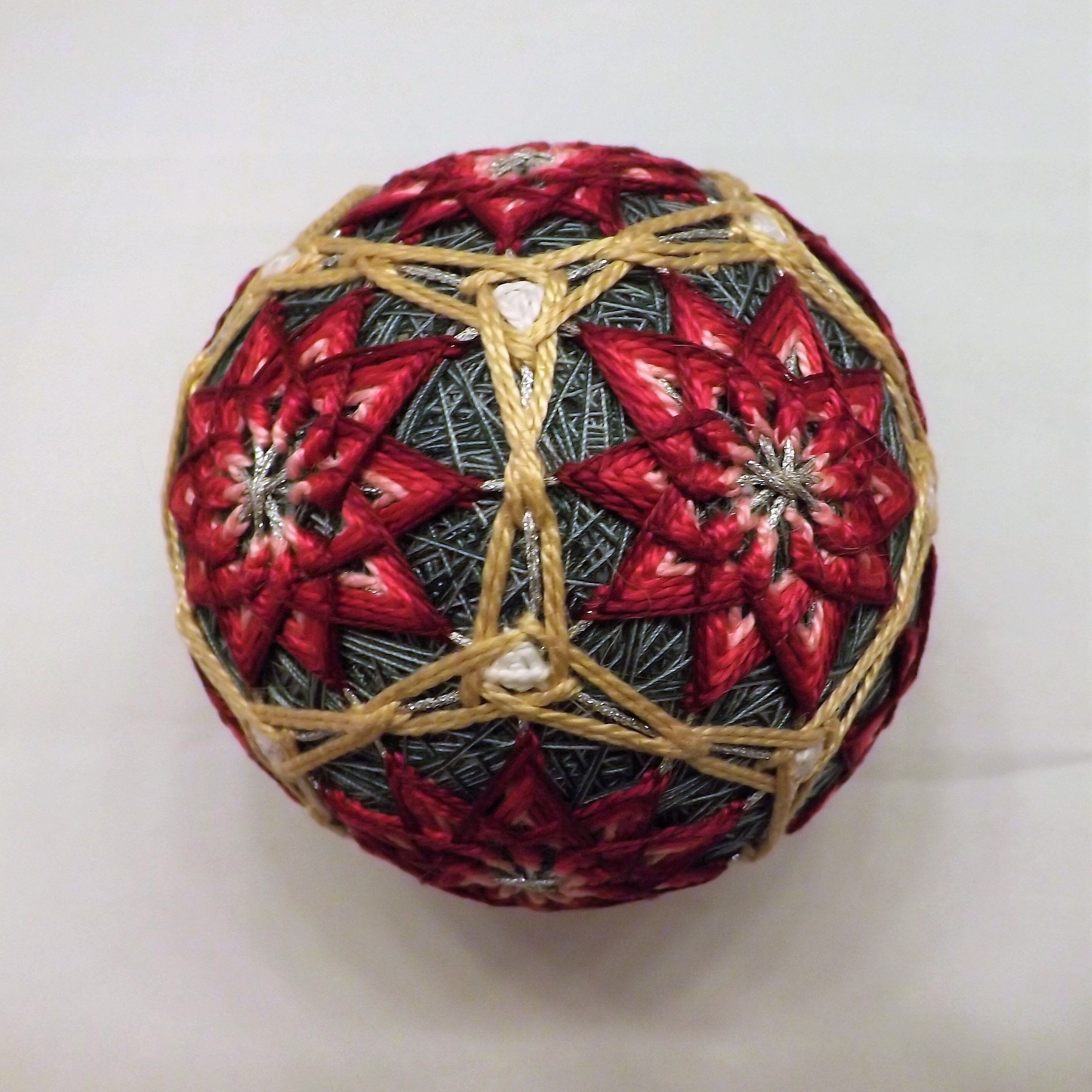 Fiber Arts Art & Collectibles Japanese Temari Ball handmade rice hulls ...