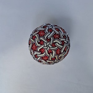 Japanese Temari Ball - Fourth of July, Red, White and Blue - Etsy