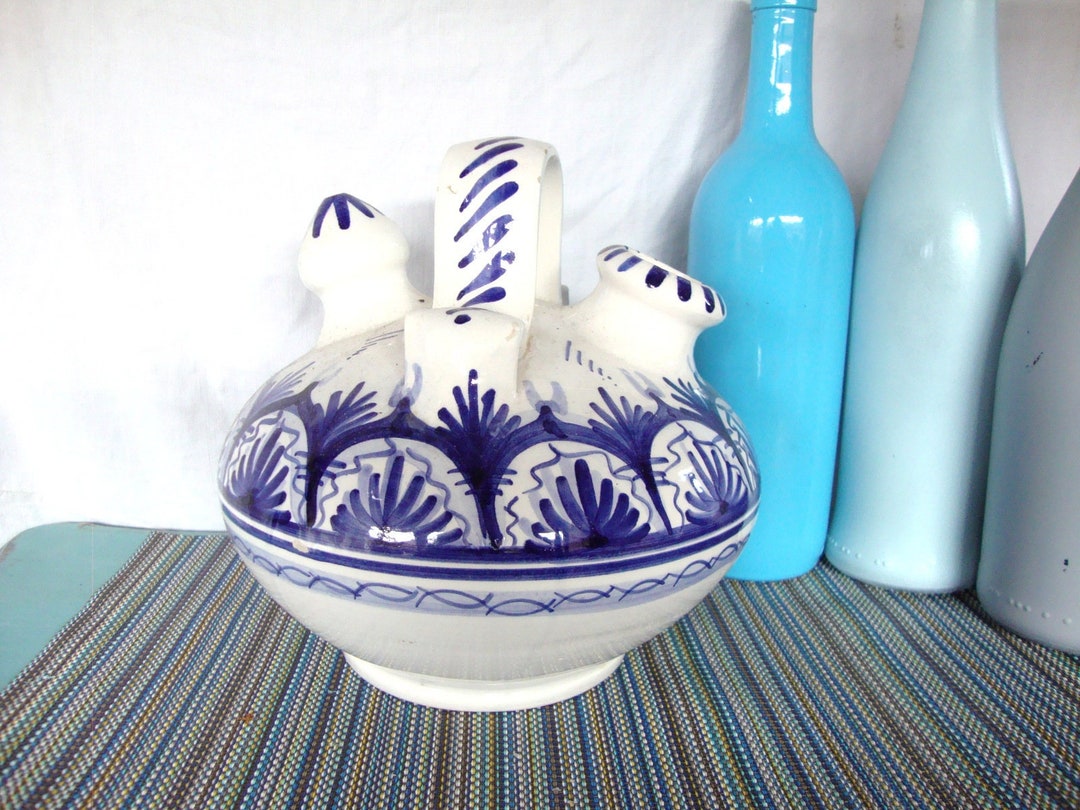 Ceramic Water Flagon Bottle, Pottery Bottle. - Etsy