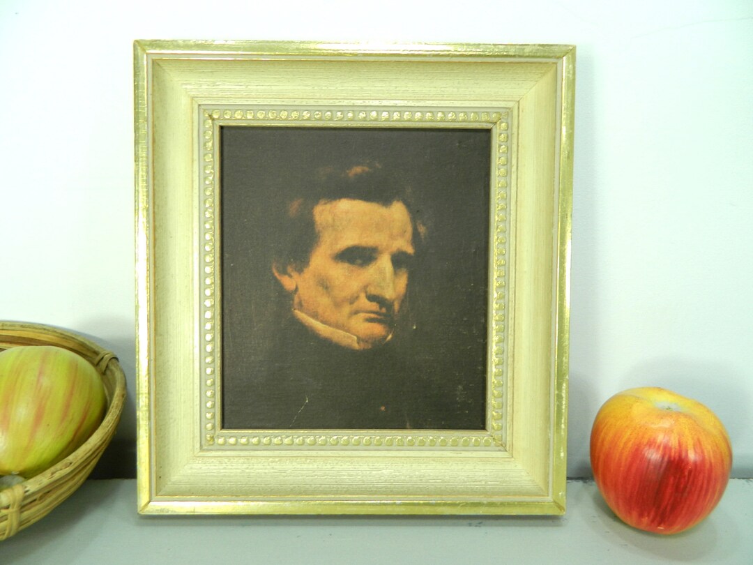 Vintage Framed Portrait Print. - Etsy