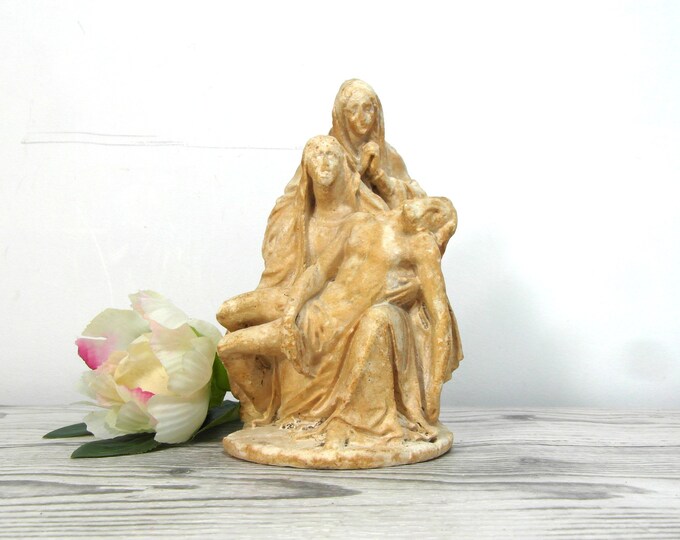 Antique Pieta Statue, Plaster Mould, 5.5 or 14 Cm - Etsy