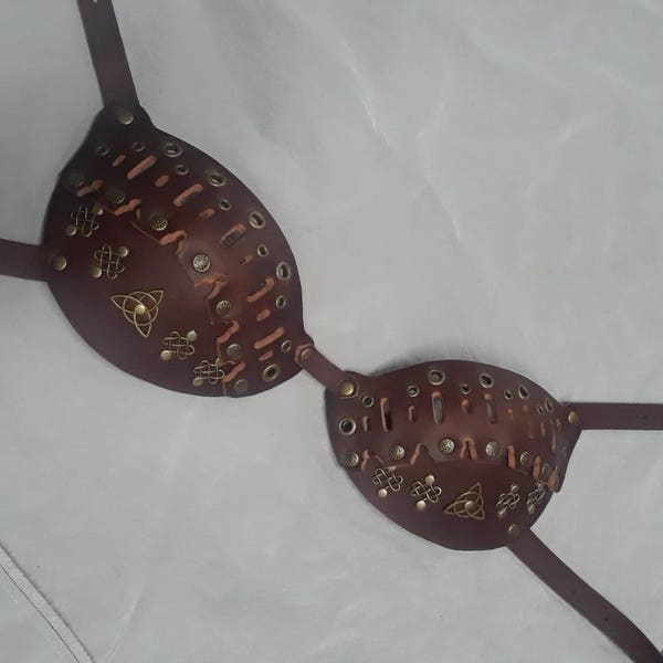 Leather Bra - Etsy