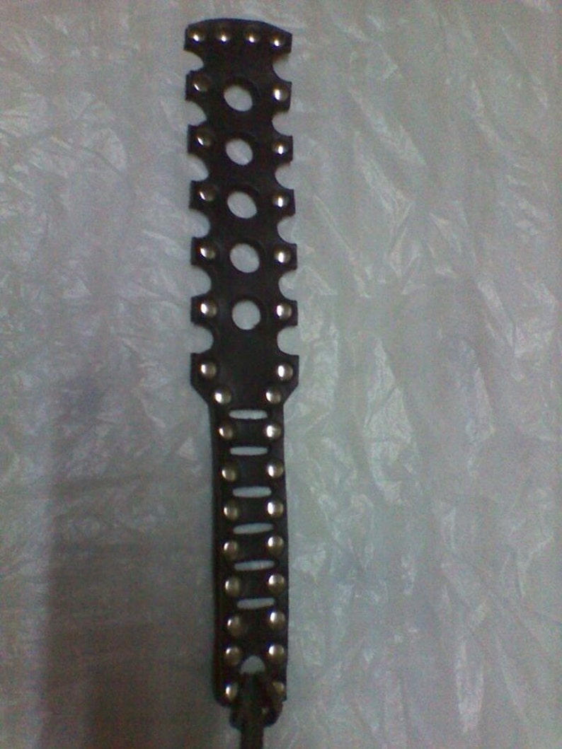 Black Leather Paddle - Etsy