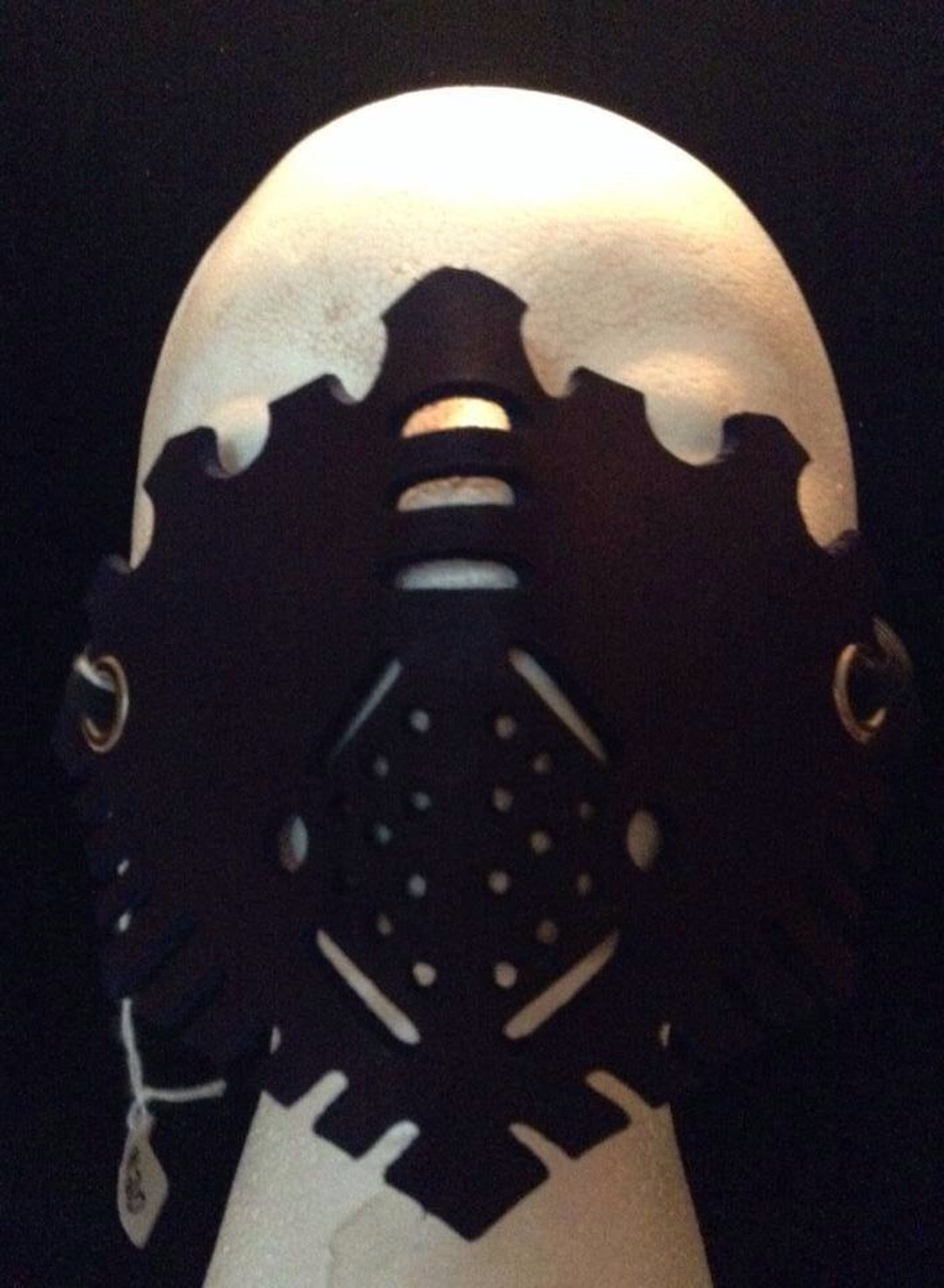 Molded Leather Face Mask - Etsy