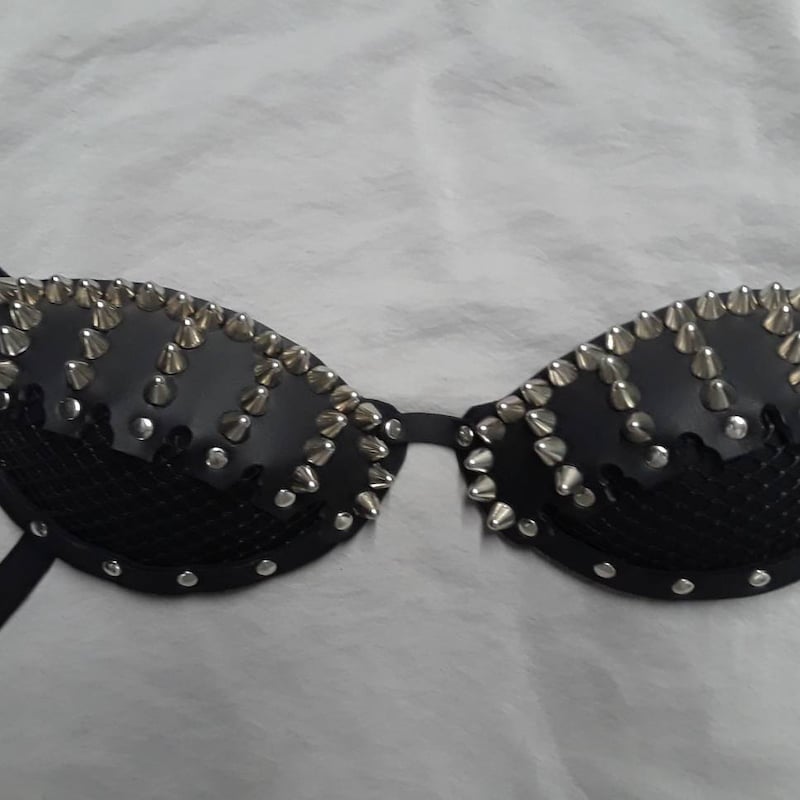 Leather Bra - Etsy